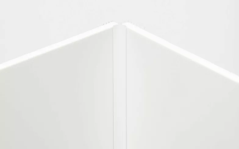 Van Marcke Cosmo hoekprofiel Cosmo panelen 6mm alu wit H265cm ...