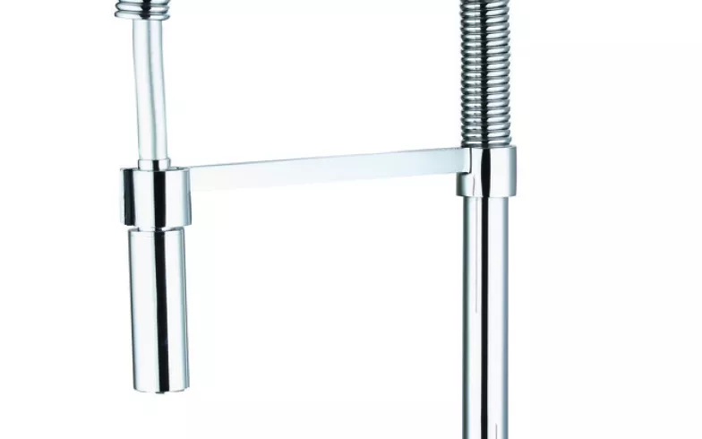 Van Marcke Nola keukenmengkraan 1-greeps uitloop handdouche chroom ...