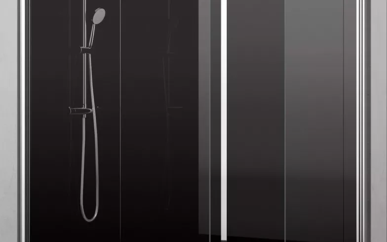 Van Marcke Collection Vidrio Walk-Inn 170x70cm douchebak grijs sifon ...