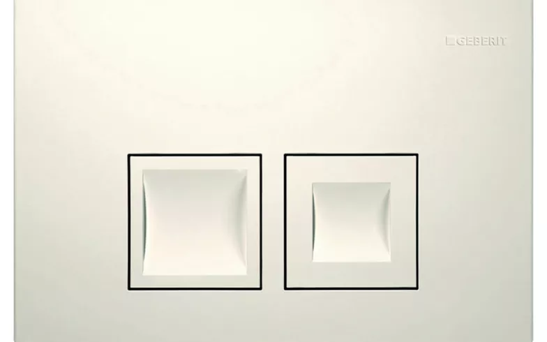 Geberit Delta 35 bedieningsplaat wit | vanmarcke.com