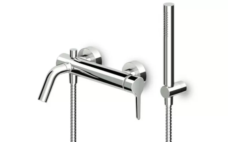 Zucchetti Medameda mitigeur bain 183 mm chrome | vanmarcke.com
